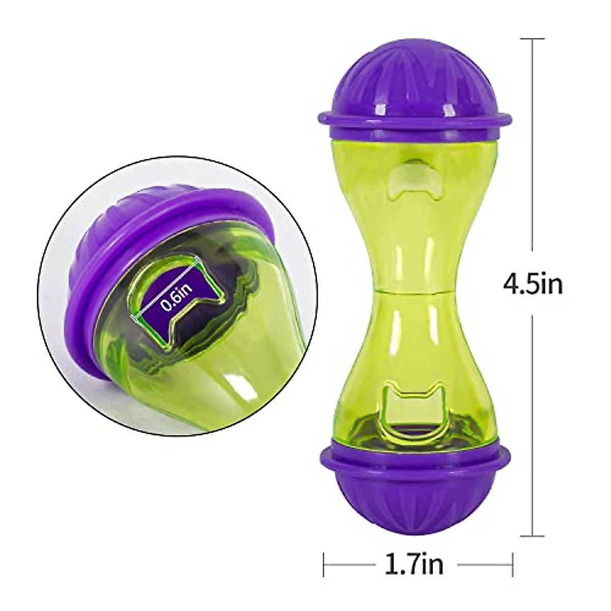 REPTIZOO 2 PCS Bearded Dragon Toys Reptile Feeder Toy, Bearded Dragon Accessories Reptile Terrarium Tank Decor for Lizard, Bearded Dragon, Gecko, Small Animals