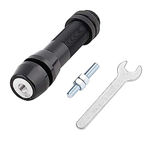 Haowecib Bow Reels Accessory, Convenient to Use Bowfishing Reel Seat Mount with High Accurate Screw Aluminum Alloy for Fishing Tool for Fishing Lovers(Black)