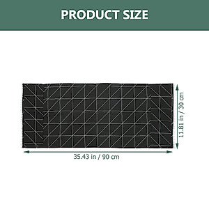 Fridge Top Cover with Storage Pockets Bags Refrigerator Fridge - Cover Washing Machine Cover Universal Covers Kitchen Decor Black