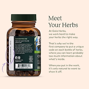 Gaia Herbs Olive Leaf - Traditional Immune Health Support - Immune System Supplement with Olive Leaf Extract and Oleuropein - 120 Vegan Liquid Phyto-Caps