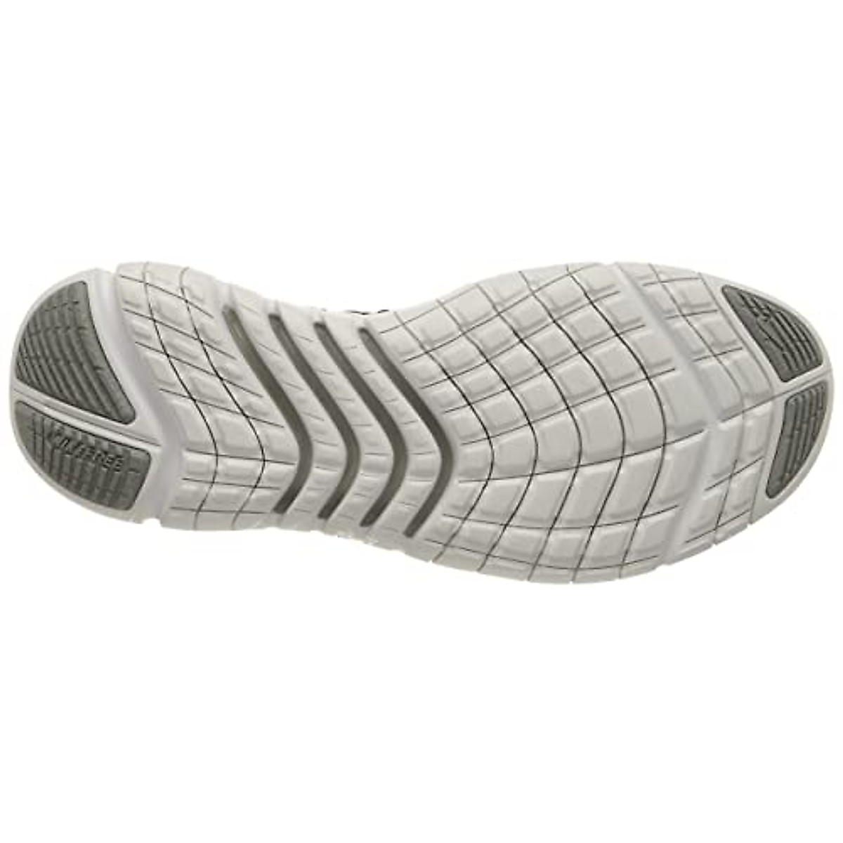 NIKE Women's Race Running Shoe, Black White Dk Smoke Grey, 6.5