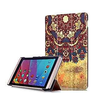 MNtech New Sleep Folding Stand Painted Leather Protective Case Cover For HUAWEI Mediapad M2 8.0inch (F)