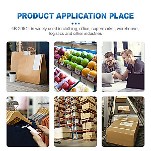 Micmi Shipping Label Printer, Thermal Support Amazon Ebay PayPal Etsy Shopify Shipstation Stamps.com Ups USPS FedEx DHL Support Windows, Roll & Fanfold Thermal Direct Label for Printer 4x6 inch