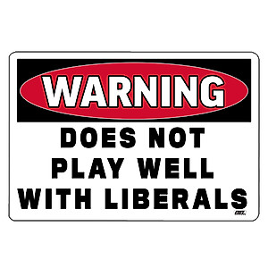 Rogue River Tactical Warning Does Not Play Well with Liberals Gun Cleaning Mat Bench Pad Gift for Gun Owner Conservative or Republican Gift