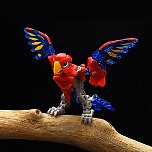 52TOYS BeastBox ECHOBLASTER Deformation Toys Action Figure, Converting Toys Deforms in Mecha and Cube, Perfect Birthday Party Gift for Teens and Adults