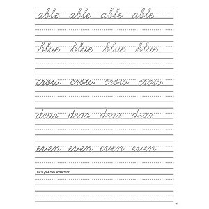 Cursive handwriting workbook for Adults: Learn to write in Cursive, Improve your writing skills & practice penmanship for adults