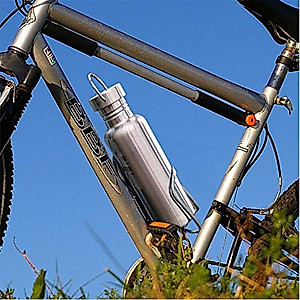 Yopay 2 Pack Sports Water Bottle, 17OZ Single Walled 18/8 Stainless Steel Water Bottle for Cyclists, Runners, Hikers, Beach Goers, Picnics, Camping, Leak Resistant, Uninsulate