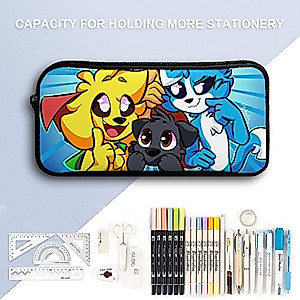 Zqiyhre Mike-Crack Backpack 3 PCS Set, 3D Print Anime Waterproof Laptop Backpack Pen Case Lunch Bag for Teenagers