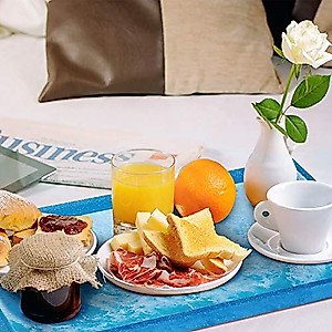 2 Pieces Silicone Rolling Tray Mold Rectangle Serving Tray Molds Large Coaster Resin Mold Silicone Plate Casting Mold with Sides for DIY Craft Epoxy Resin Making Coin Dish Jewelry Holder Trinket Tray