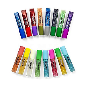 Crayola Washable Glitter Glue, Arts and Crafts Supplies, 16 Glitter Colors