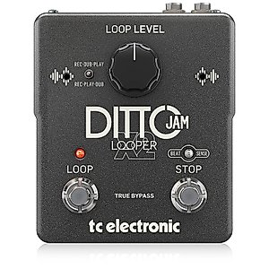TC Electronic Guitar Looper Effects Pedal, Black (Ditto JAM X2