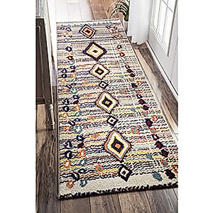 nuLOOM Motley Moroccan Runner Rug, 2' 6" x 6', Multi