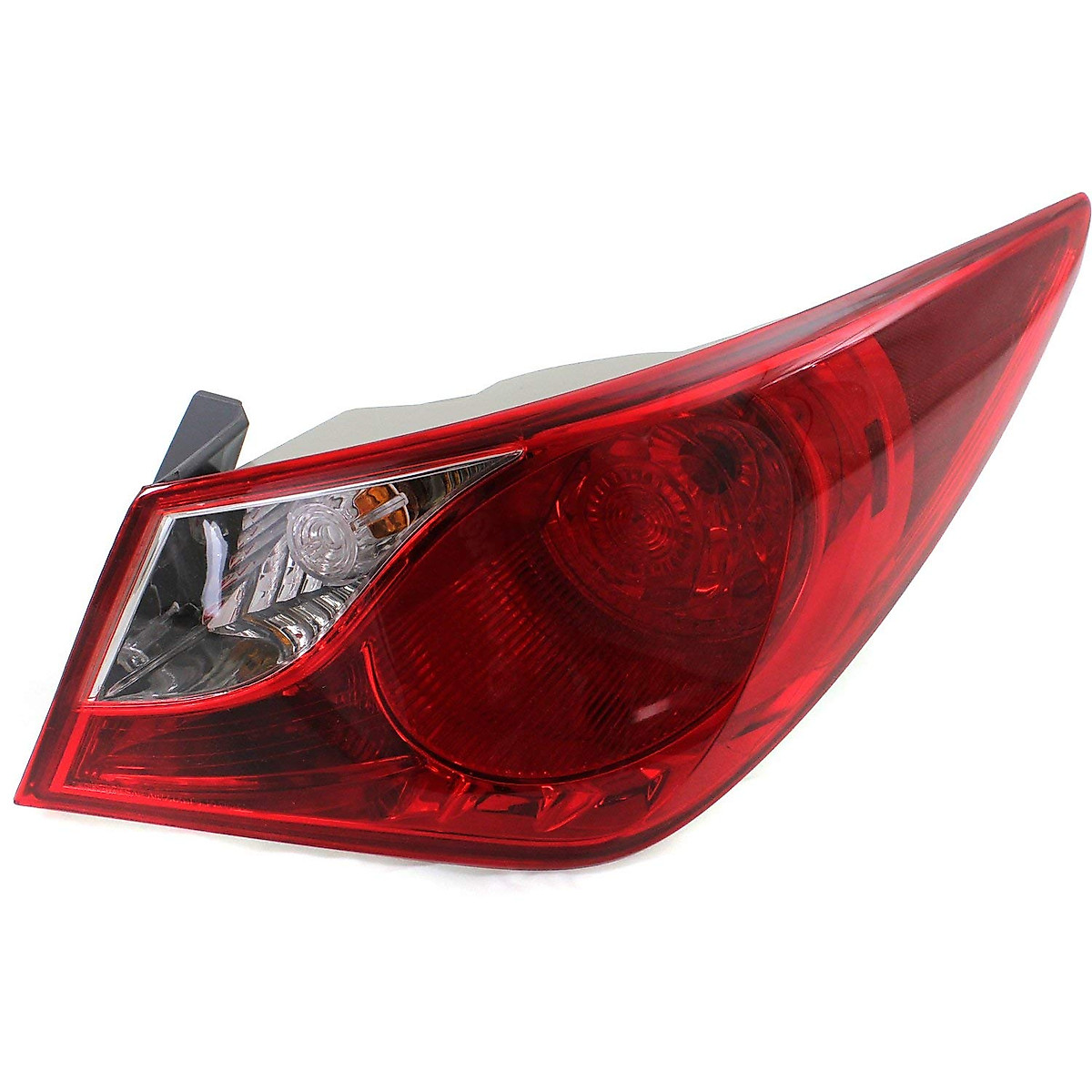 Evan Fischer Driver and Passenger Side, Outer Tail Light Compatible with 2011-2014 Hyundai Sonata - HY2805116, HY2804116