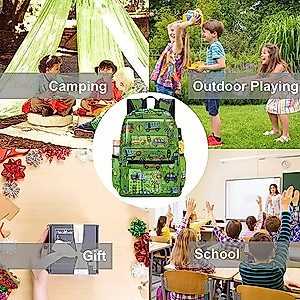 CAMTOP Mesh Backpack Kids Boys Girls Bookbag See Through Preschool Backpacks Casual Daypack for School Beach Travel Swim(Age 3-8 Years)