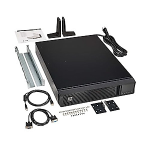 Tripp Lite Series 1500VA Smart UPS Back Up, Sine Wave, 1440W, 8 Outlets, 2U Rackmount, Extended Run & Network Card Option, LCD, USB, 3-Year Warranty & $250,000 Insurance (SMART1500RMXL2U)