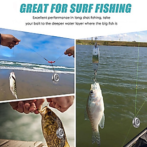 Disc Sinkers Fishing Weights, Coin Fishing Sinkers Weights Saltwater Surf Fishing Weights Bottom Drifting Trolling Catfishing Fishing Sinkers Saltwater Gear Tackle 1oz 2oz 3oz 4oz 5oz 6oz 8oz