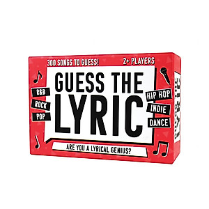 Gift Republic Guess The Lyric Trivia Family Board Game 2+ Players