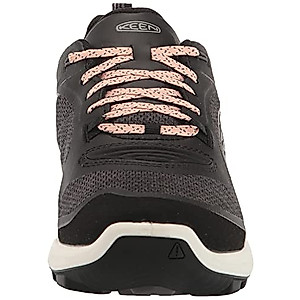 KEEN Women's Terradora Flex Low Height Waterproof Hiking Shoes, Black/Peachy, 8.5
