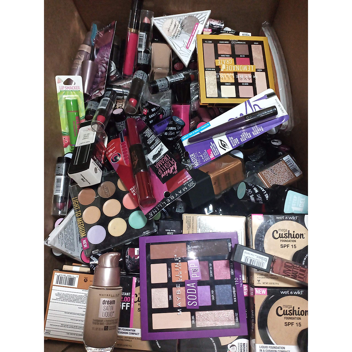 100-Piece Wholesale Bulk Makeup Assorted Cosmetics Box, Kit, Lot, Set, Kids, Girls, Women, Party Favors, Cheap, Gift, Birthday