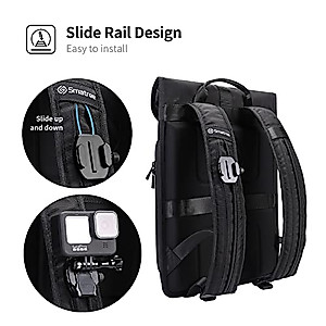 Smatree Waterproof Carrying Backpack for DJI Mini 3 Pro, Hard Shell Travel Bag for DJI Mini3 Pro Drone Accessories and Gopro Hero 10/9/8/7/6/5(Only Backpack)