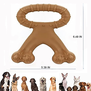 GGSTSL Dogs Toy Nylon Bone,Beef Flavor Dog Teething Chew Toys Bones,Indestructible Dog Chew Toys for Aggressive Chewers, Durable Dog Teething Chew pet Toys for Large,Middle,Small Dogs