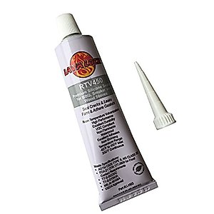 LavaLock® Food Safe BBQ Grade Adhesive Grill Smoker High Temp RTV Silicon - Clear 3 Ounce