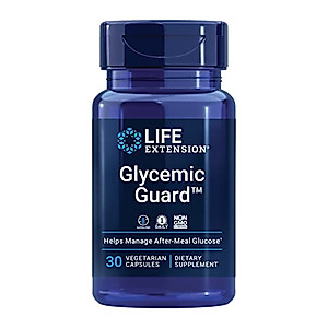 Life Extension Glycemic Guard – Glucose Metabolism Supplement – with Maqui Berry and Clove Extract - Gluten-Free, Non-GMO, Once-Daily, Vegetarian – 30 Capsules