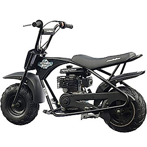 MotoTec 105cc 3.5HP Gas Powered Mini Bike, Black, (MT-MiniBike-105cc_Black)