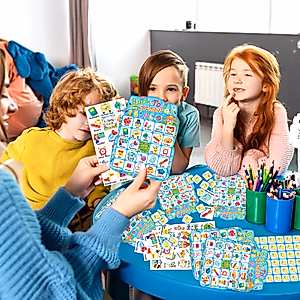 YTSQLER Back to School Bingo Games for Family Kids Party Games Gifts 24 Players School Bingo Games First Day of School Classroom Activities Bingo Cards Set