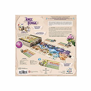 Dice Forge Board Game - Customize Your Fate, Conquer the Gods! Dice Crafting Strategy Game, Fun Family Game for Kids & Adults, Ages 10+, 2-4 Players, 45 Minute Playtime, Made by Libellud