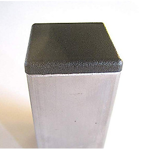 2 Inch Square Tubing Plastic Plugs End Cap Fence Post Pipe Cover Tube Chair Glide Insert Finishing Plug 10 Pieces