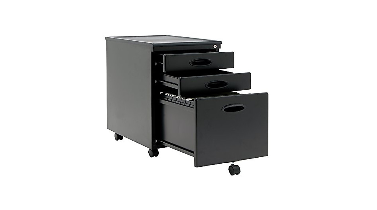 Calico Designs Metal Mobile File Cabinet with Locking Drawers
