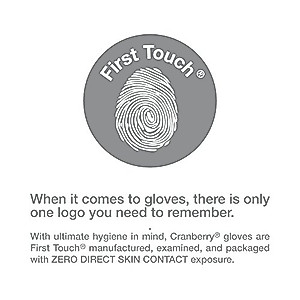 Cranberry USA Cranberry Sigma Latex Exam Gloves, Case of 1000, X-Small, 4.5 Mil