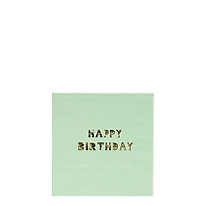 Meri Meri Happy Birthday Small Napkin