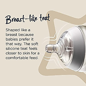 Tommee Tippee Closer to Nature 260 Ml Easivent Bpa-Free Feeding Bottles (Pack of 6)