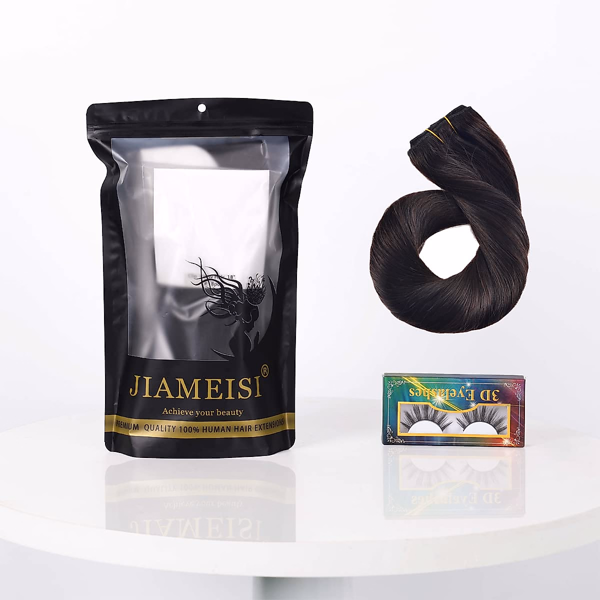 Clip In Extensions Human Hair,Double Weft Remy Hair 70g 7pcs Silky Straight 12 Inches #1B Natural Black Clip in Hair Extensions