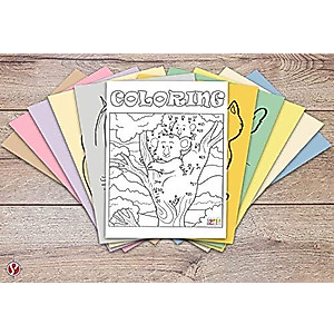 Cream Pastel Color Card Stock Paper, 67lb Cover Medium Weight Cardstock, for Arts & Crafts, Coloring, Announcements, Stationary Printing at School, Office, Home | 8.5 x 11 | 50 Sheets Per Pack