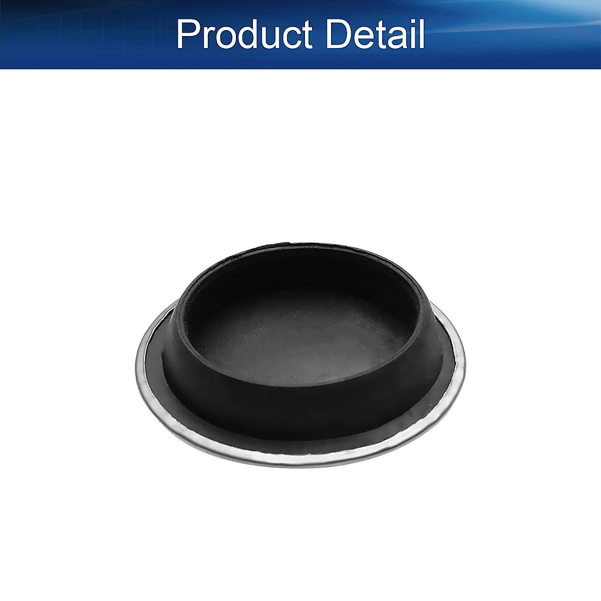 Yinpecly 1pcs Small Sink Drain Stopper Kitchen Sink Plug Stainless Steel Medium 1.88 inch Diameter Black Silver Stopper with Hanging Ring for Bathtub and Bathroom Kitchen Sink Tools