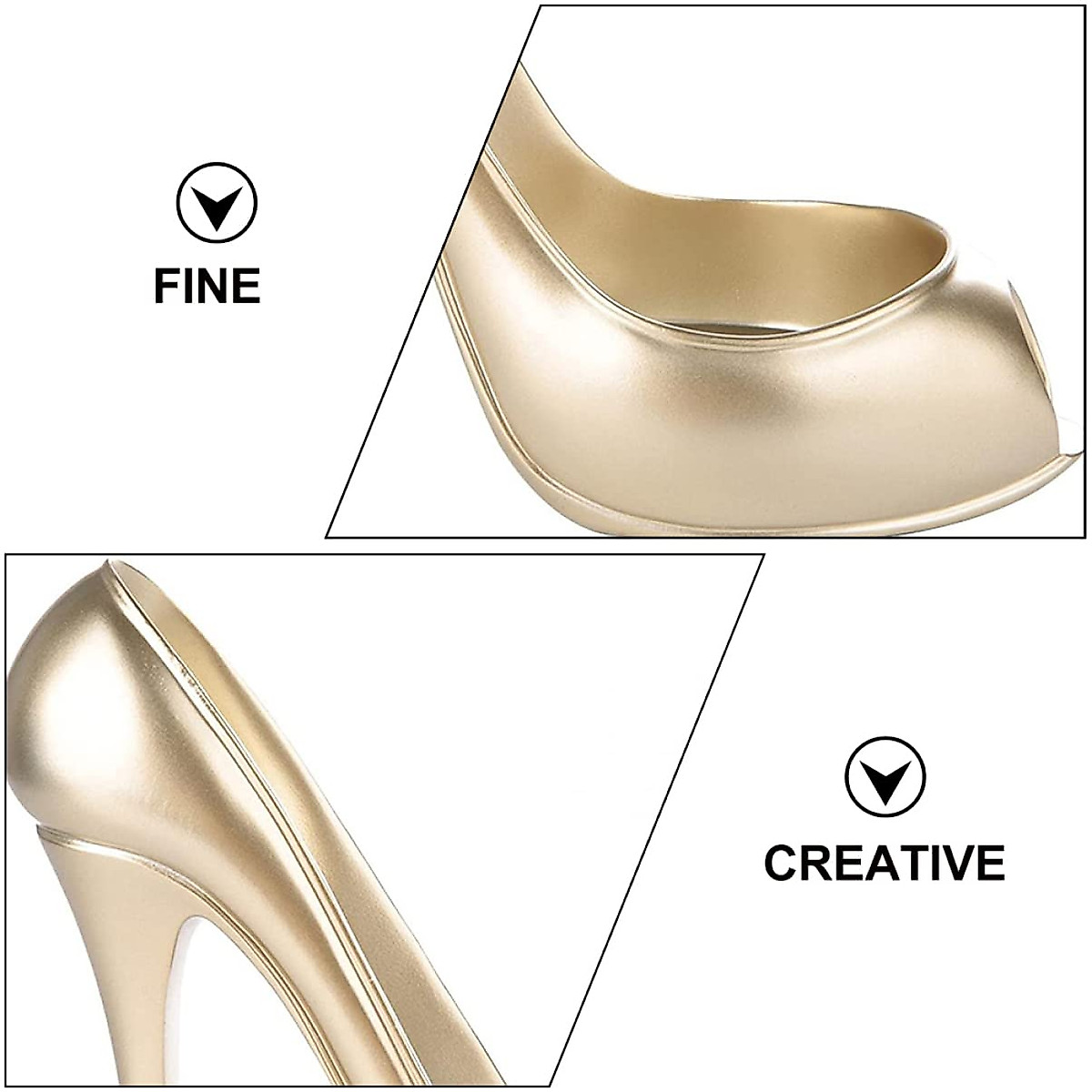 Cabilock 1pc Wine Rack Single Wine Bottle Rack Wine Display Wine Bottle Storage Shelf Decorative Bottle Single Wine Heel Holder Wine Holder Stand High Heels Individual Table Resin