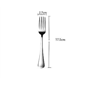 MIZORLIE 10-Piece Dinner Forks Set,Food-Grade Stainless - 7 Inches Table Forks,Flatware Forks,Dessert Forks,Salad Forks