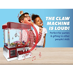 Etna Electronic Arcade Claw Machine - Toy Grabber Machine with Flashing LED Lights and Sound