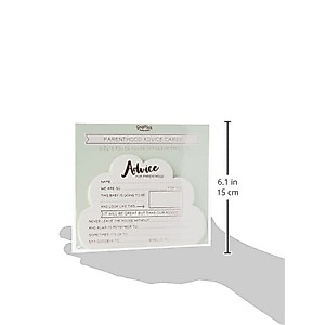 Ginger Ray Cloud & Rose Gold Baby Shower Advice for the Parents Cards 10 Pack