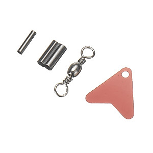 Acofuns Fishing Accessories Kit Lead Head Jig Hooks Fishing Sinker Weights Swivels Fish Tackle Tool