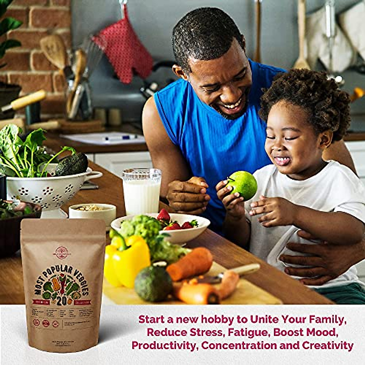 7 Basil Herb & 20 Most Popular Vegetable Seeds Variety Packs Bundle Non-GMO Heirloom Seeds for Planting Indoor and Outdoor Over 3200 Herbs & Vegetables Seeds in One Value Bundle