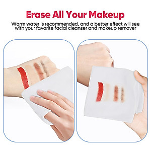 Orighty Microfiber Makeup Remover Cloths 12 Pack, Quick Drying Makeup Remover Cloth, Absorbent Face Towels for Face and Body, Soft Face Wash Cloth and Reusable Facial Cloths 10inch x 10inch (White)