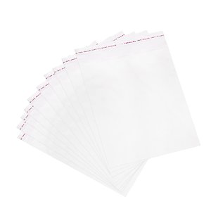 uxcell 400Pcs Clear Cello Bags, 4" x 4.73" Plastic Self Sealing OPP Cello Treat Bags Cello Poly Bags for Packing Cookies Candy Jewelry Gifts, Clear