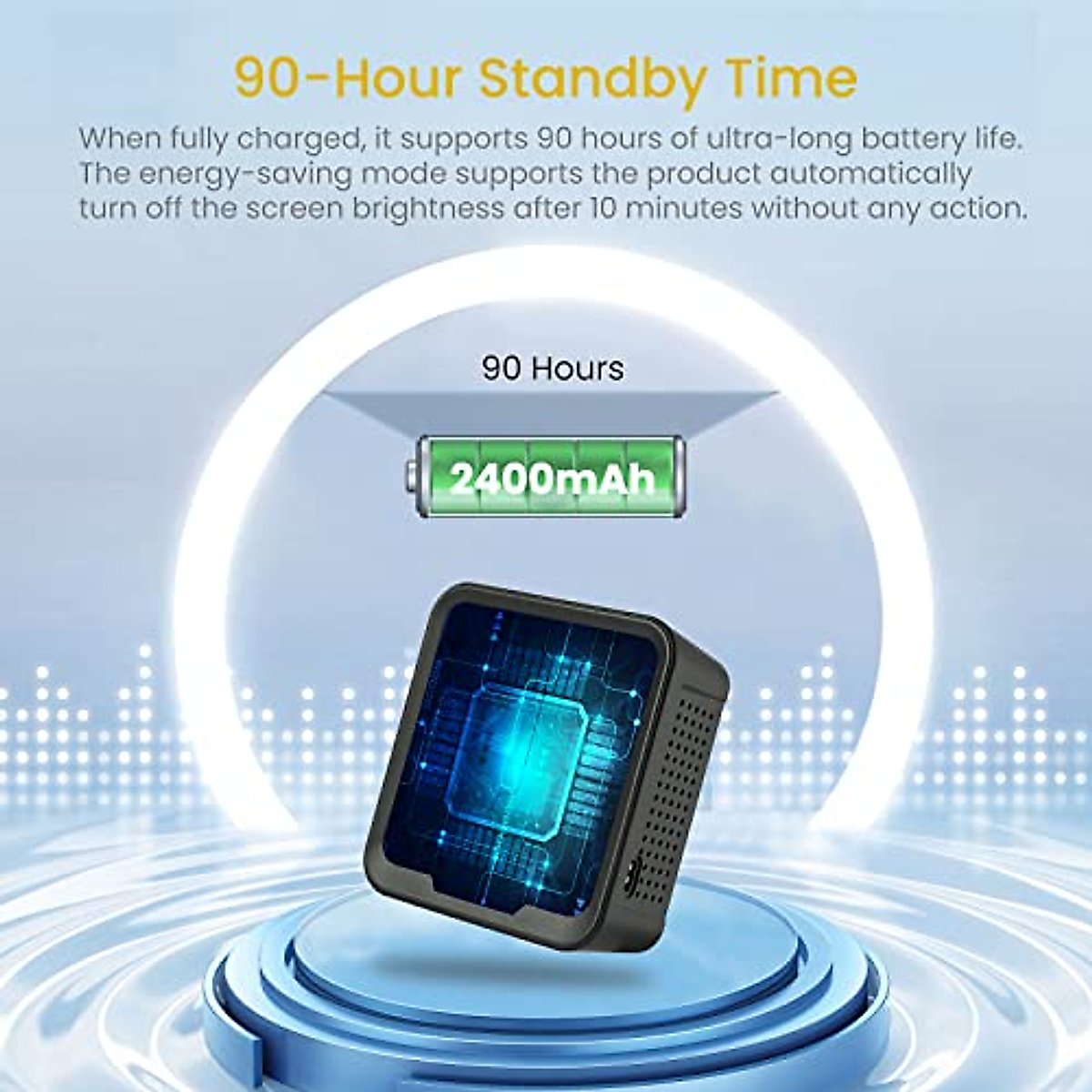 LSENLTY Carbon Monoxide Detector, High Accuracy CO Detector with Digital LCD Display, 3-in-1 Air Quality Monitor(CO, Temperature and Humidity Sensor), CO Alarm Detector for Home Kitchen Travel