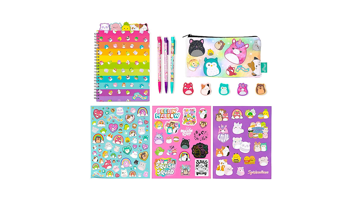 Fashion Angels Squishmallows Journal Set - Creative Fun for Kids