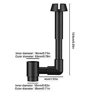 DONGKER 3 in 1 Fish Tanks Surface Skimmer,Aquarium Water Surface Oil Protein Skimmer for Aquarium Plant Water Tank