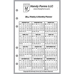 2023 Weekly & Monthly Planner for Compact Size notebooks by Franklin-Covey Compact Size, and Others. 1 Page Per Week, 2 Pages Per Month, Week Starts on Monday. Style D, with Lines.